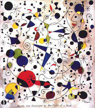 Frustrated Cat Painting By Joan Miro - Reproduction Gallery
