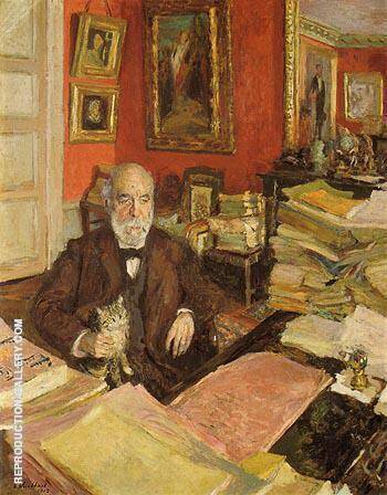 Theodore Duret ni His Study 1912 | Oil Painting Reproduction