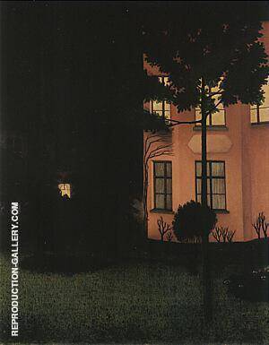 Empire of Light 1954 by Rene Magritte | Oil Painting Reproduction