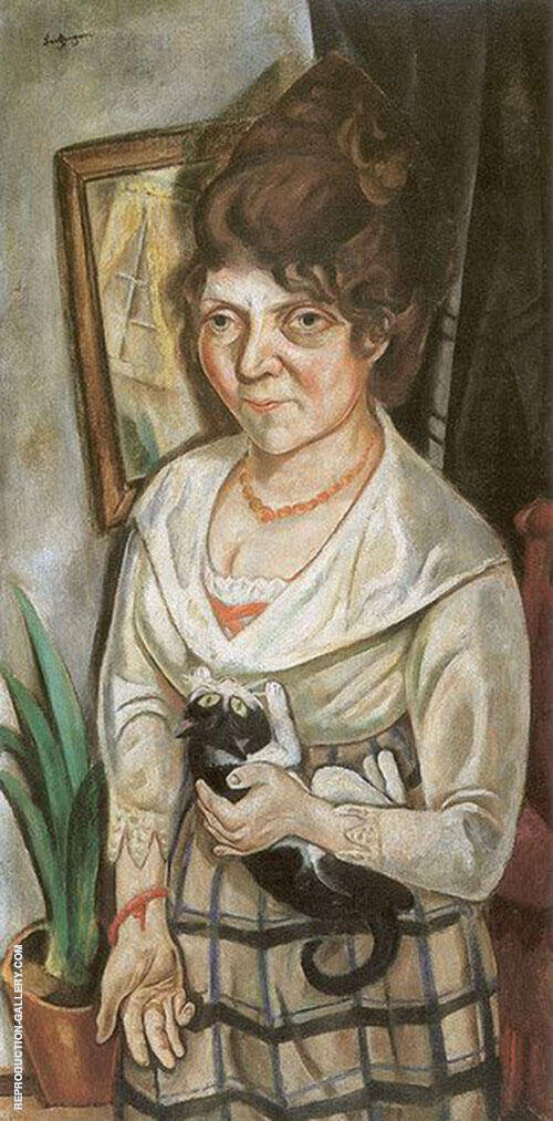 Portrait of Feidel Battenberg by Max Beckmann | Oil Painting Reproduction