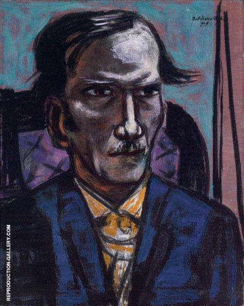 Portrait of Fred Conway 1949 by Max Beckmann | Oil Painting Reproduction
