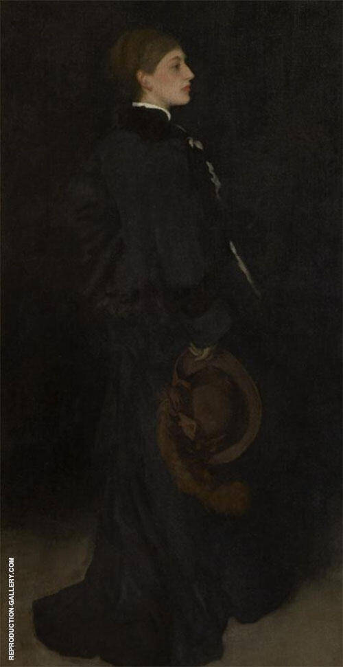 Arrangement in Brown and in Black Portrait of miss Rosa Corder 1875 ...