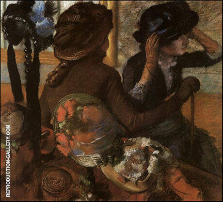 At the Milliners 1882 by Edgar Degas | Oil Painting Reproduction