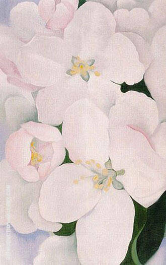 Apple Blossoms 1930 2 by Georgia O'Keeffe | Oil Painting Reproduction