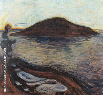 The Island c1900 by Edvard Munch | Oil Painting Reproduction