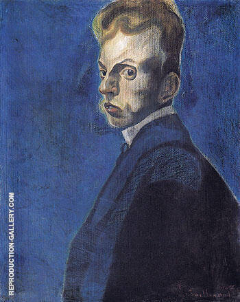 Self Portrait 1907 A by Leon Spilliaert | Oil Painting Reproduction