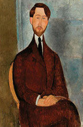 Portrait of Leopold Zborowski 1916 | Oil Painting Reproduction