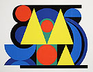 Alphabet Plastique II 1950 by Auguste Herbin | Oil Painting Reproduction