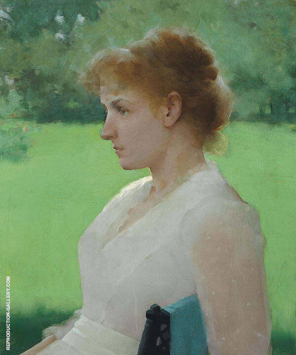 In Summer 1887 by Frank Weston Benson | Oil Painting Reproduction