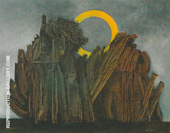 Forest and Sun 1927 by Max Ernst | Oil Painting Reproduction