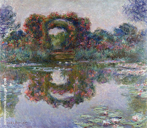 The Flowered Arches at Giverny 1913779 | Oil Painting Reproduction