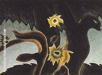 Pine Tree 1931 by Arthur Dove | Oil Painting Reproduction