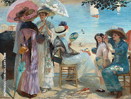 Summer Time 1907 by Rupert Bunny | Oil Painting Reproduction