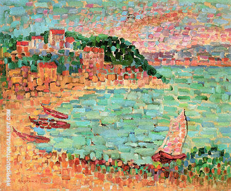 The Small Port by Charles Angrand | Oil Painting Reproduction