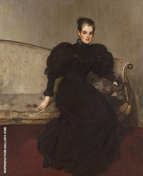 Mrs Helen Walton by Edward Arthur Walton | Oil Painting Reproduction