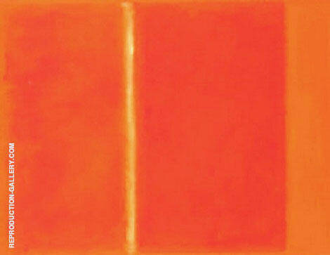 Orange with Vertical Line | Oil Painting Reproduction