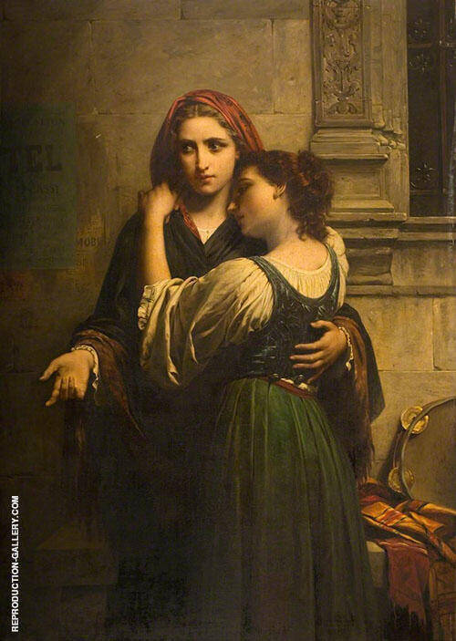 Young Street Musicians 1870 | Oil Painting Reproduction