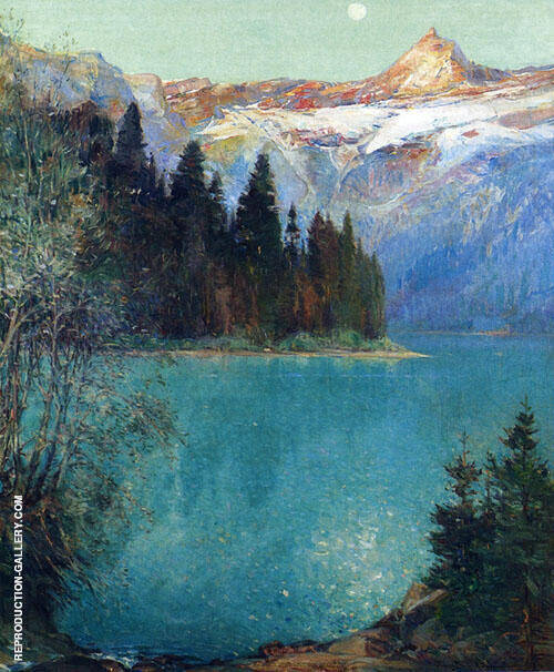Avalanche Lake 1915 by Oliver Dennett Grover | Oil Painting Reproduction