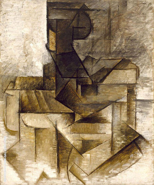 The Rower 1910 by Pablo Picasso | Oil Painting Reproduction
