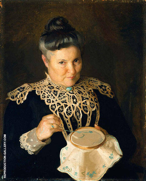 Portrait of The Artist's Mother (Rose-Paxton) 1902 | Oil Painting ...