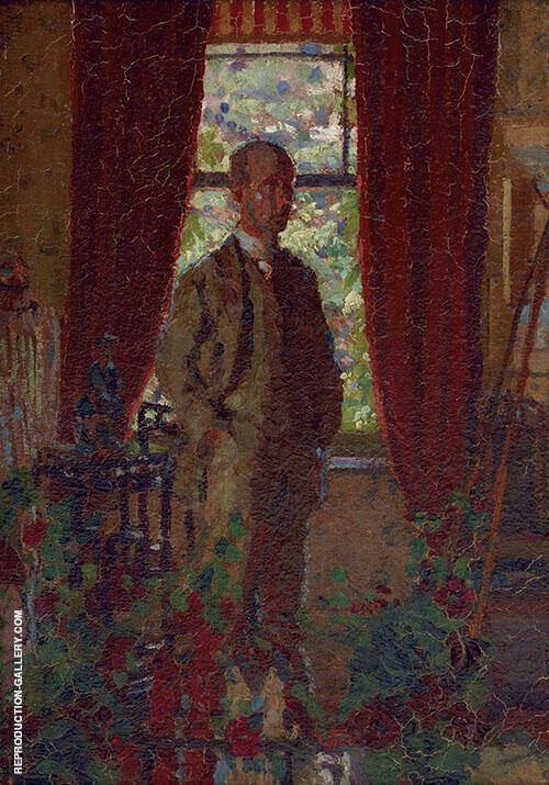 Self Portrait c1908 by Harold Gilman | Oil Painting Reproduction