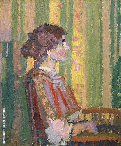 Stanislawa De Karlowska by Harold Gilman | Oil Painting Reproduction