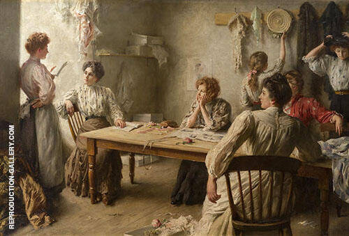 Relaxation by Thomas Benjamin Kennington | Oil Painting Reproduction