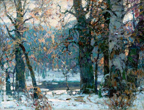 Across The Shallows by John F Carlson | Oil Painting Reproduction