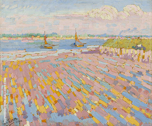 Landscape at Veere by Jan Toorop | Oil Painting Reproduction