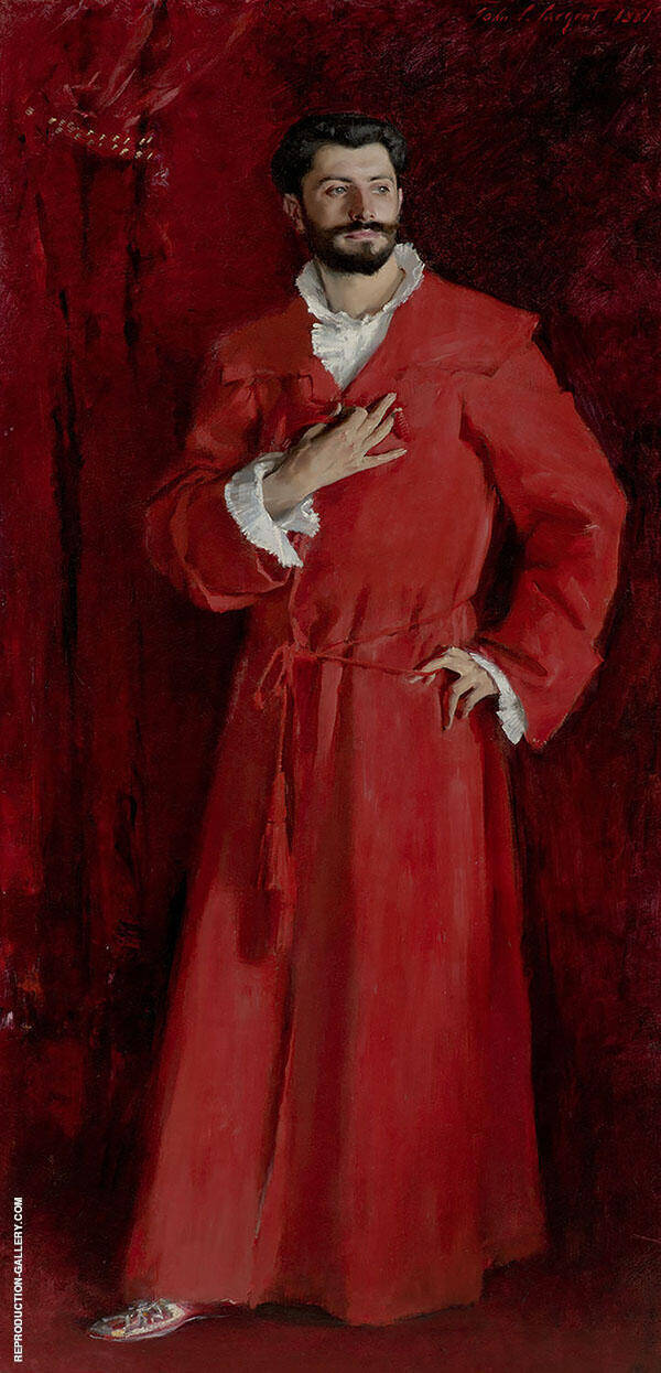 Dr Samuel Pozzi at Home 1881 | Oil Painting Reproduction