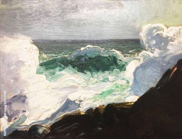 Green Breaker by George Bellows | Oil Painting Reproduction