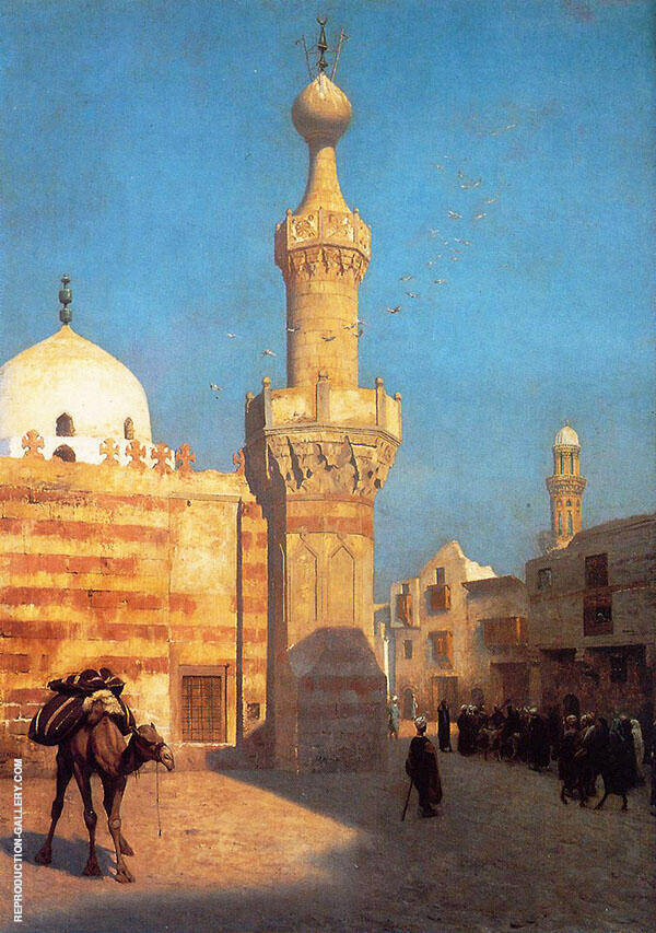 A View of Cairo 1890 by Jean Leon Gerome | Oil Painting Reproduction