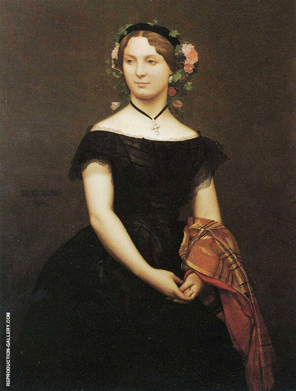 Portrait of Mademoiselle Durand 1853 | Oil Painting Reproduction