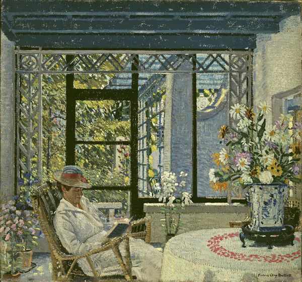 Blue Rafters 1916 by Frederic Clay Bartlett | Oil Painting Reproduction