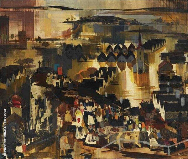 Novak Flood by Vilmos aba-Novak | Oil Painting Reproduction