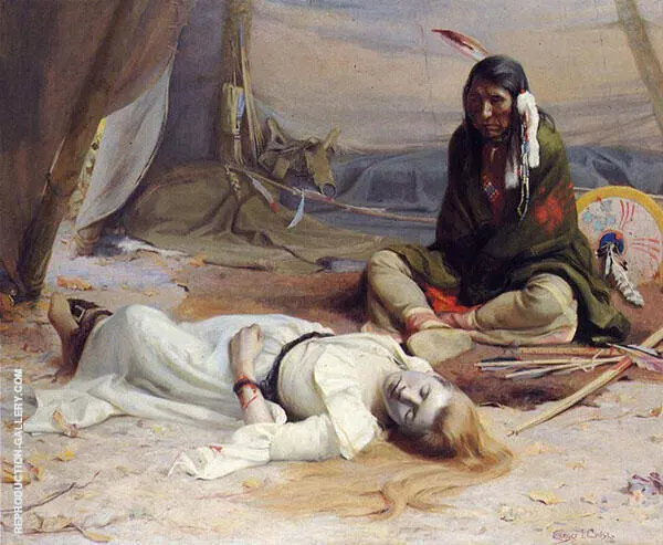 The Captive A Controversial Work from 1891 | Oil Painting Reproduction
