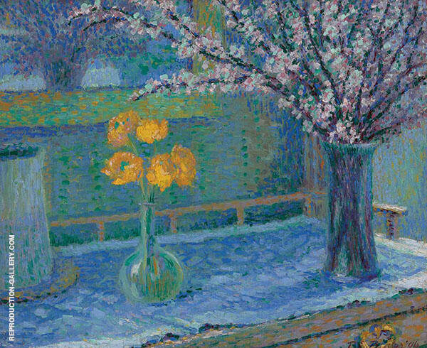 Spring Blossoms by Theodore Earl Butler | Oil Painting Reproduction