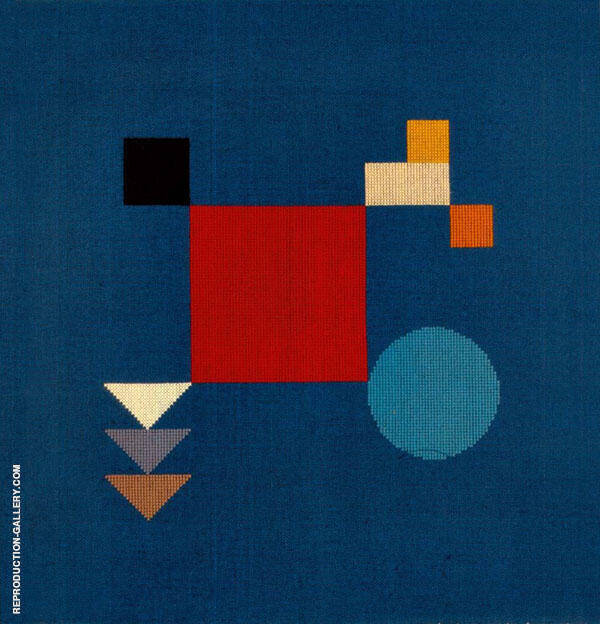 Wee Blue Coo by Sophie Taeuber Arp | Oil Painting Reproduction