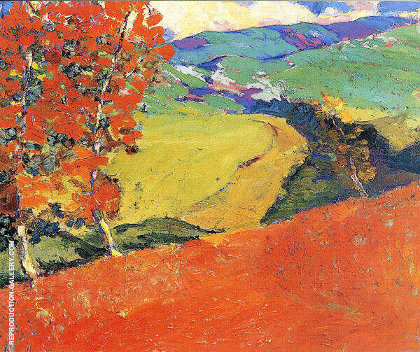 Red Earth 1928 by Selden Connor Gile | Oil Painting Reproduction