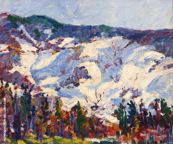 Snowy Boat by Selden Connor Gile | Oil Painting Reproduction