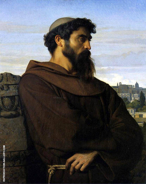 The Roman Monk by Alexandre Cabanel | Oil Painting Reproduction