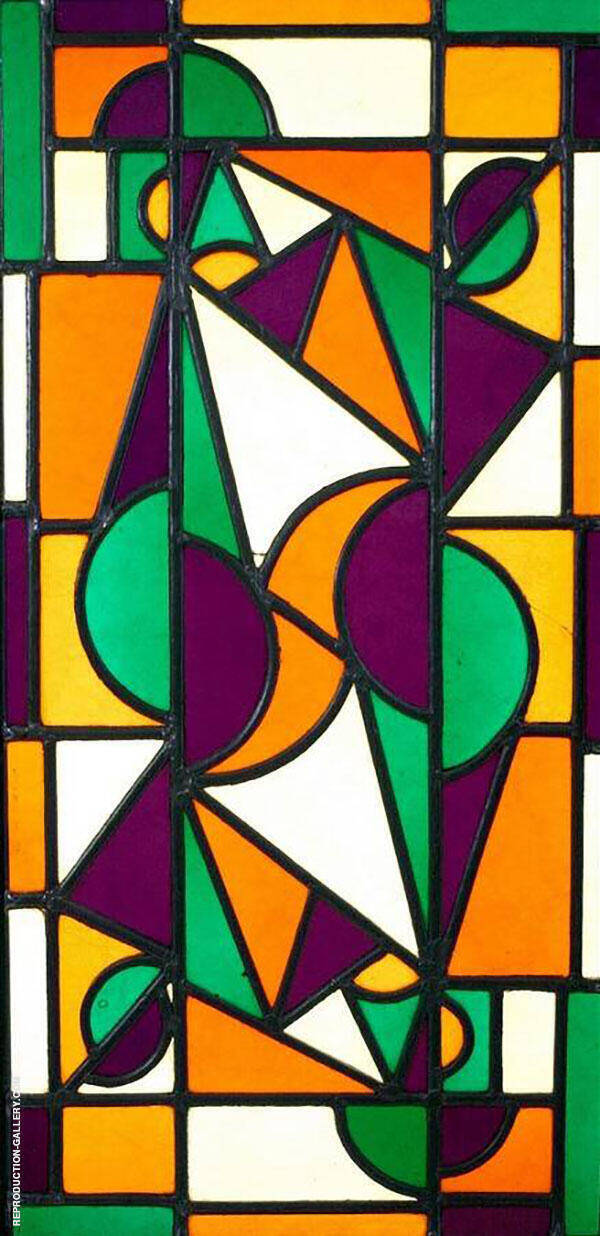 Dance 2 1917 Painting By Theo van Doesburg - Reproduction Gallery