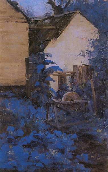 The Back of The Barn 1910 by Clara Southern | Oil Painting Reproduction