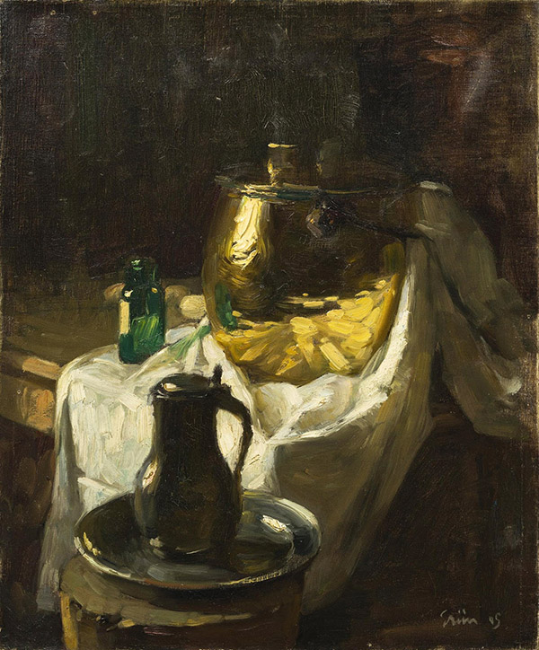 The Dinner Party by Jules Alexandre Grun | Oil Painting Reproduction