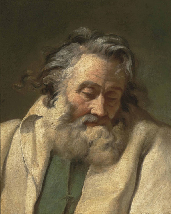 A Bearded Man by Pierre Subleyras | Oil Painting Reproduction