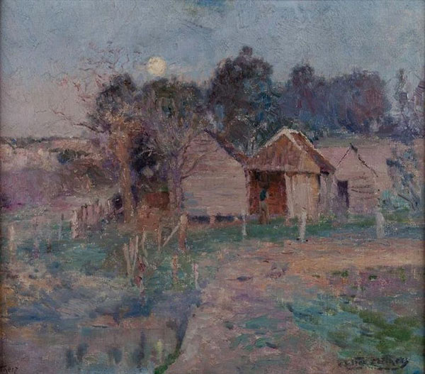 In Pallid Moon 1905 by Walter Withers | Oil Painting Reproduction