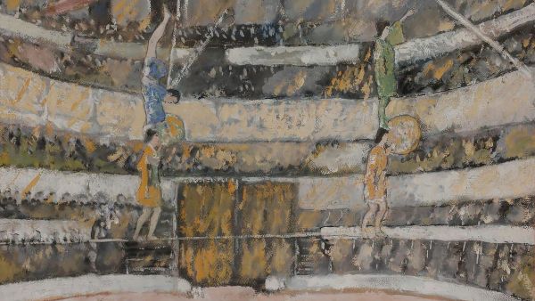 At the Circus 1928 by Max Jacob | Oil Painting Reproduction