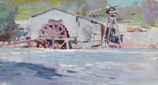 The Old Waterwheel Warrandyte by Penleigh Boyd | Oil Painting Reproduction