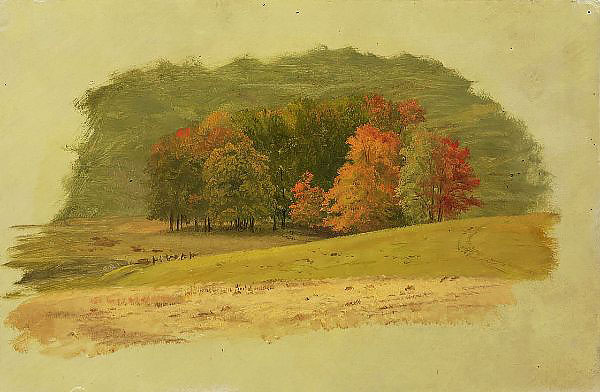 Autumn Landscape 1860 by Frederic Edwin Church | Oil Painting Reproduction