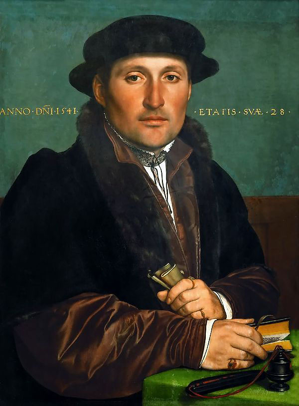 Portrait of a young Merchant 1541 | Oil Painting Reproduction